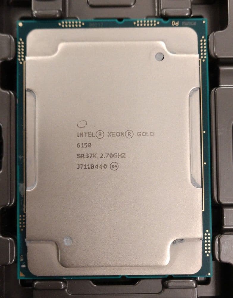 Intel Xeon Gold 6150 Eighteen-Core 2 70GHz LGA3647 SR37K Server CPU ...
