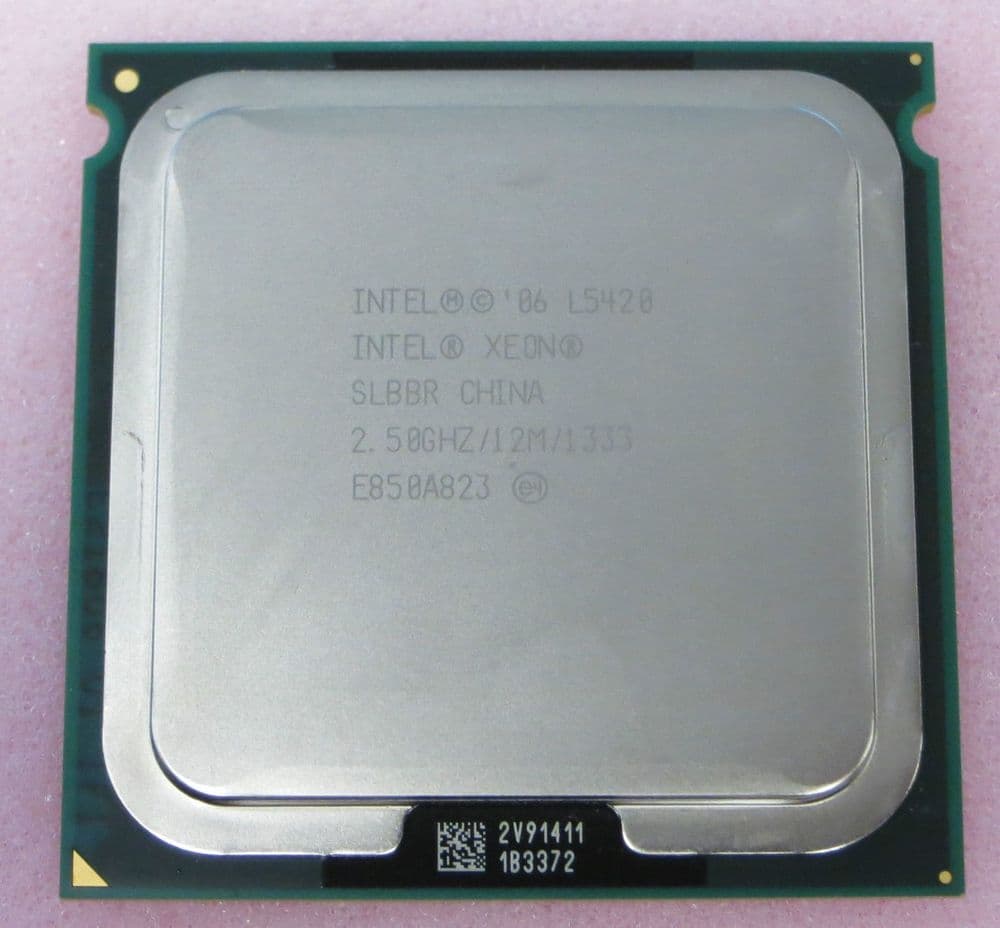 Intel Xeon L5420 Quad Core 2 50GHz 12MB Cache SLBBR LGA771 Processor CPU