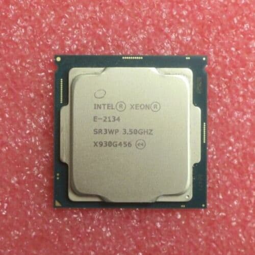 Intel Xeon Quad-Core E-2134 3 50GHz 8MB Cache Server CPU Processor ...