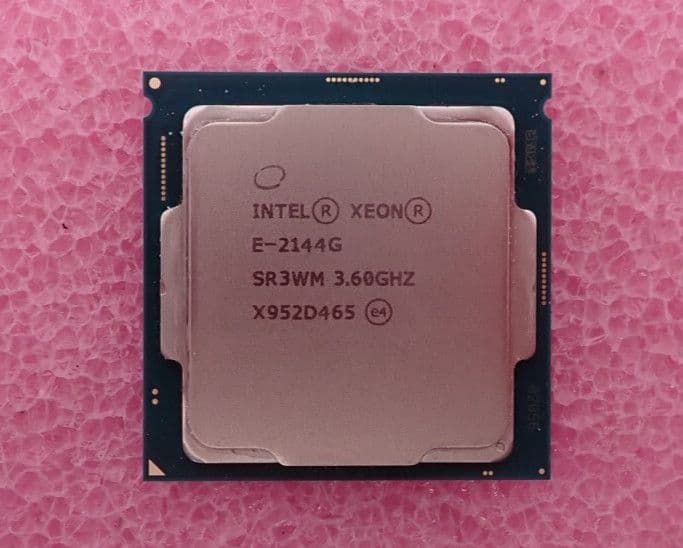 Intel Xeon Quad-Core E-2144G 3 60GHz 8MB Cache 8GT/s SR3WM Processor CPU