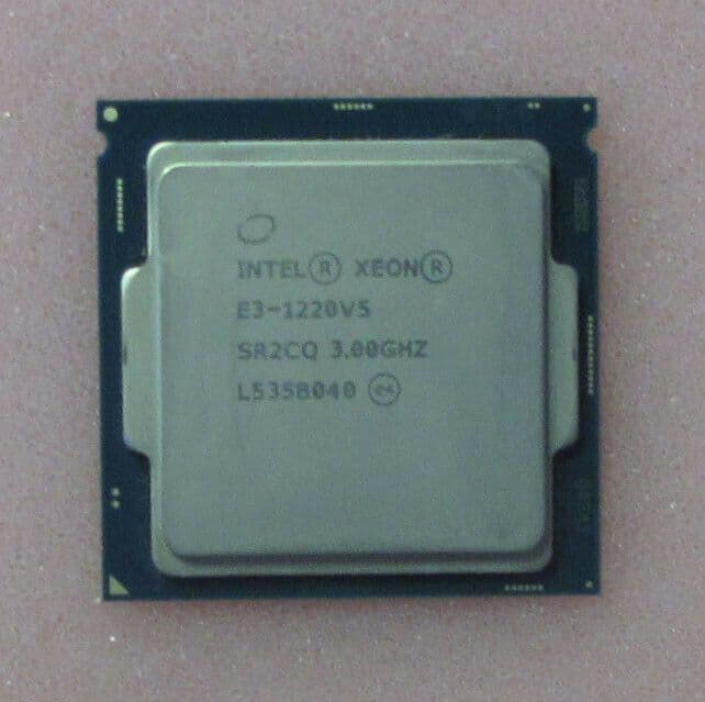 Intel Xeon Quad Core E3-1220v5 Processor 3GHz 8M Cache LGA1151 CPU SR2CQ