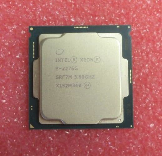 Intel Xeon Six-Core E-2276G 3 80GHz 12MB Cache LGA1151 Processor CPU SRF7M