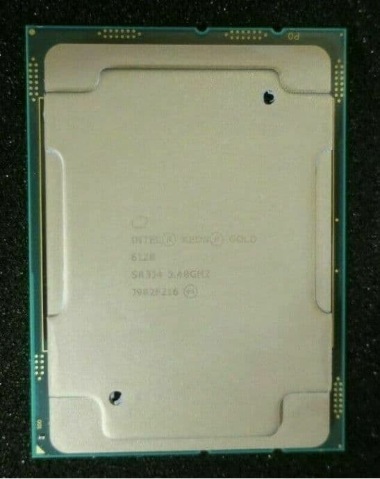 Intel Xeon Six-Core Gold 6128 3 40GHz SR3J4 LGA3647 19 25MB Server CPU ...