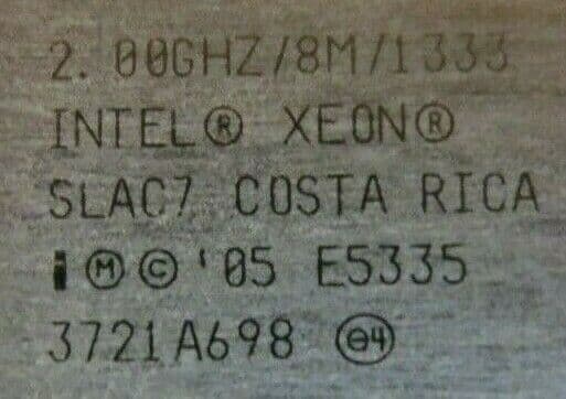 Intel Xeon SLAC7 E5335 Quad-Core 2GHz/8M/1333 LGA771 CPU Processor