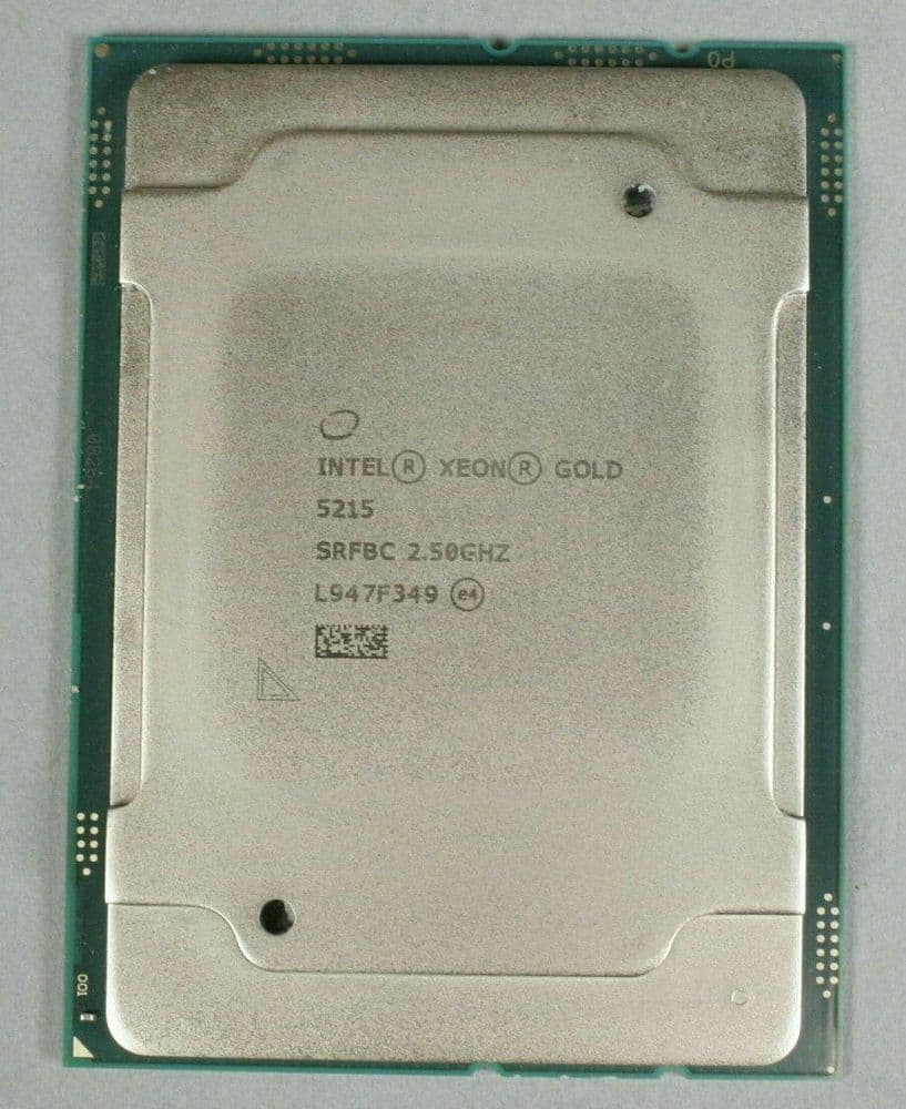 Intel Xeon Ten-Core Gold 5215 2 50GHZ LGA3647 13 75M Server CPU ...