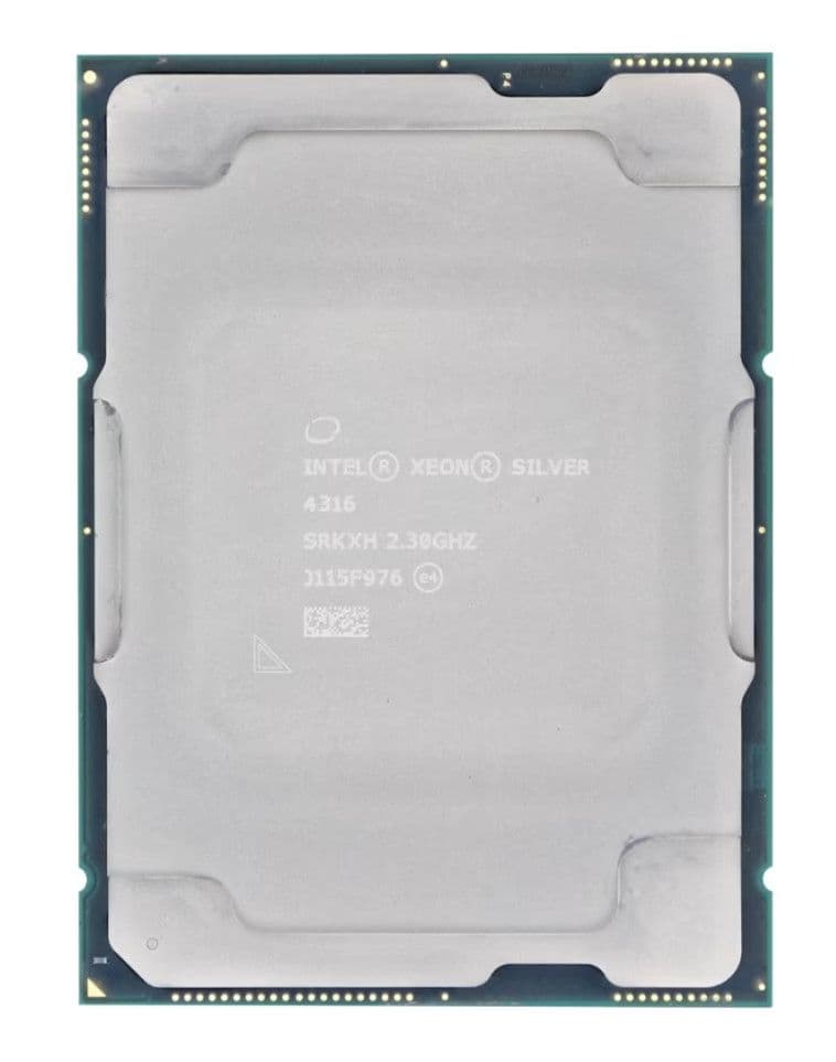 Intel Xeon Twenty-Core Silver 4316 2 30GHz 30MB Cache Server Processor ...