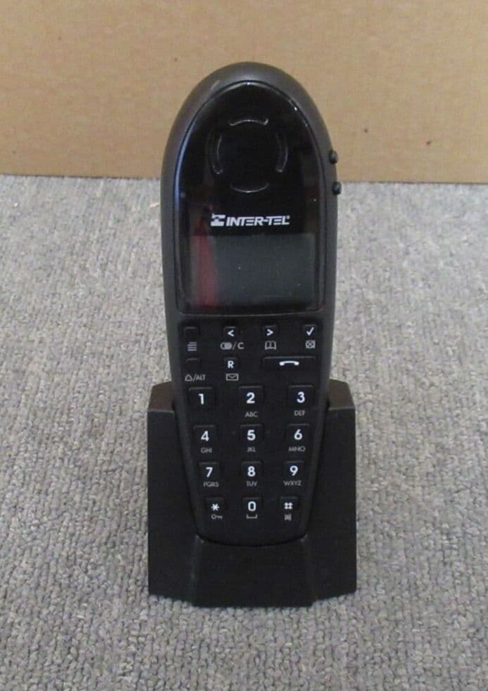 Inter-tel 2040 DECT Telephone Handset Desk Stand Chargering Cradle & AC ...