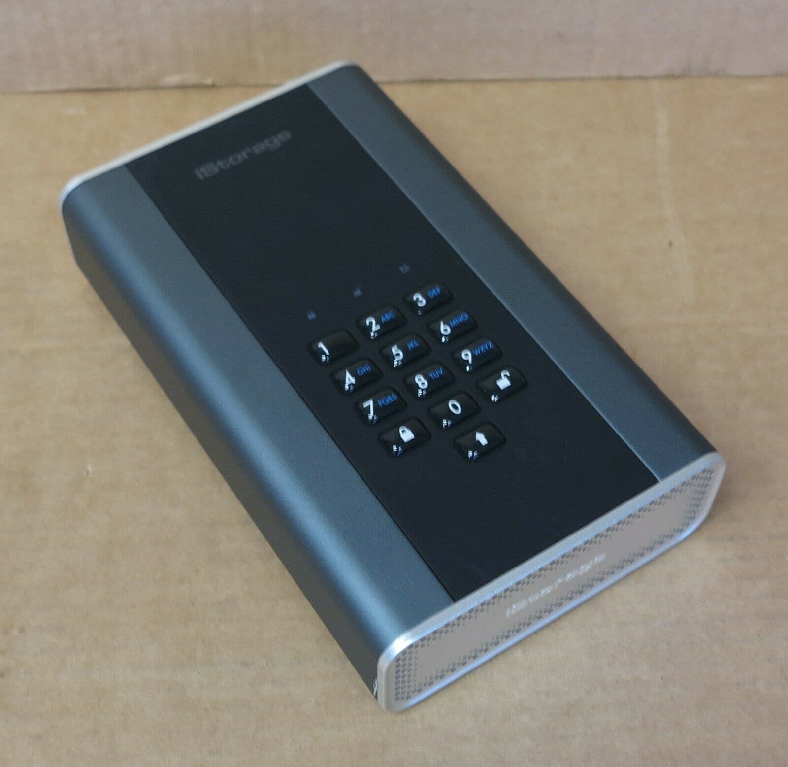 iStorage diskAshur DT2 8TB USB 3 1 Encrypted External HDD IS-DT2-256-800-C