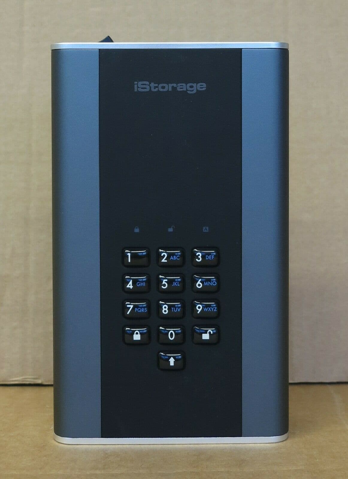 iStorage diskAshur DT2 8TB USB 3 1 Encrypted External HDD IS-DT2-256-800-C