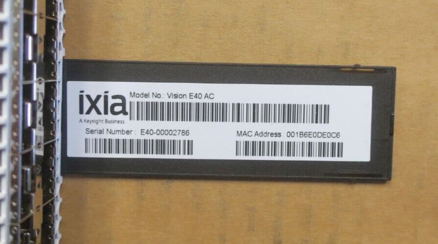 Ixia Vision Edge 40 E40 AC 48x 1/10Gb SFP 6x 40Gb QSFP Network Packet Broker - 404255148833