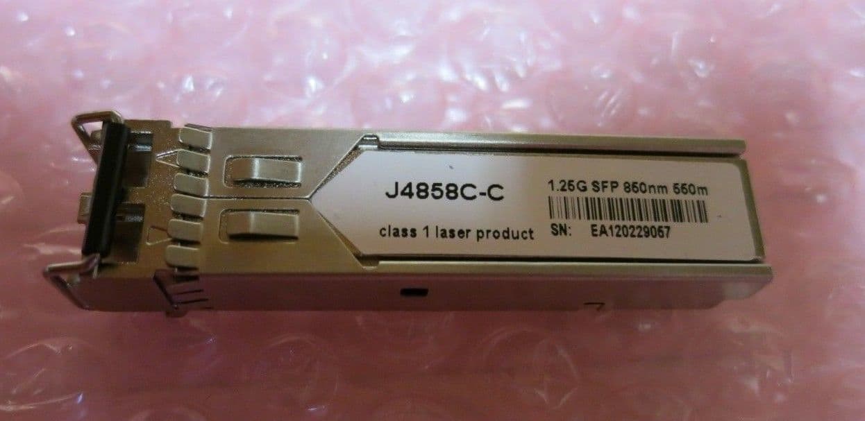 J4858C-C Compatible Multimode 1 25GB 850nm 1000BASE SX SFP Transceiver Module