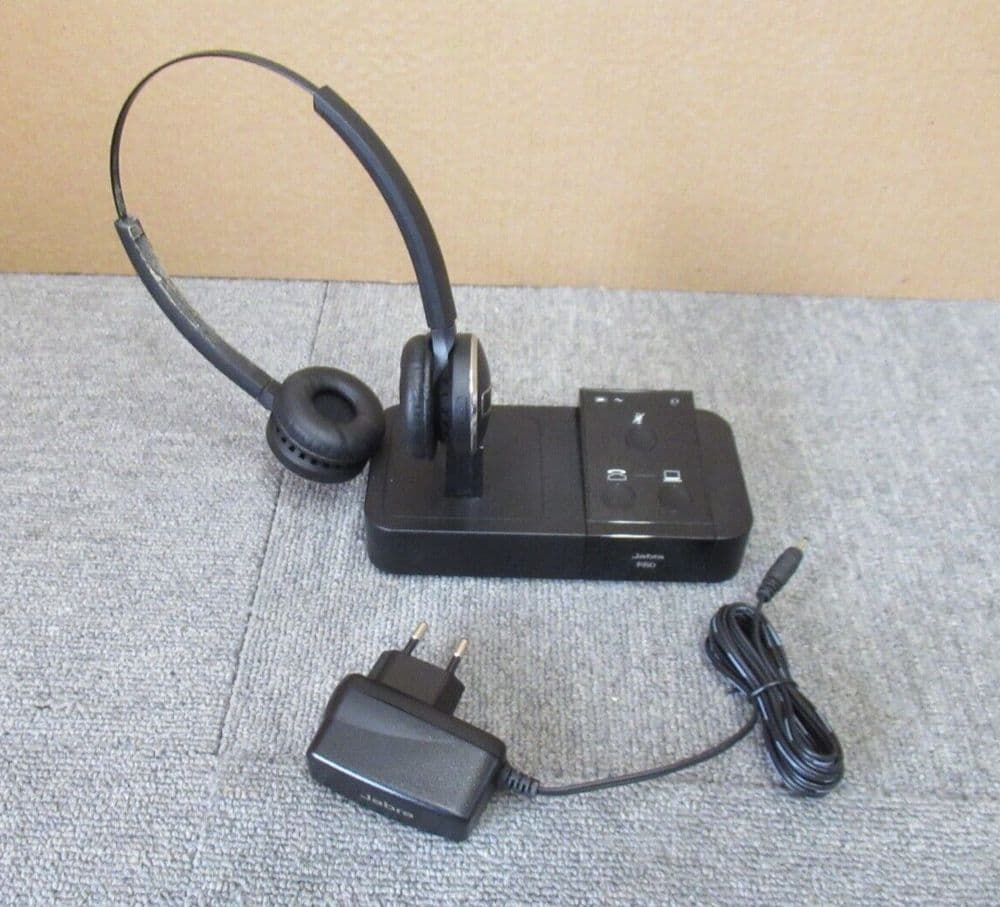 Jabra PRO 9450 Mono Duo Flex DECT Wireless Headset/Base Plus EU 2-Pin ...