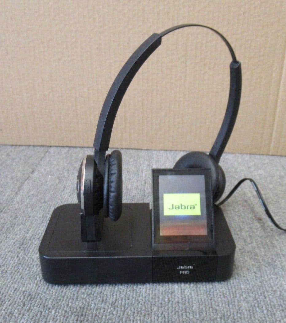 Jabra PRO 9465 Stereo 3-In-1 Cordless Headset with Touch Screen Base