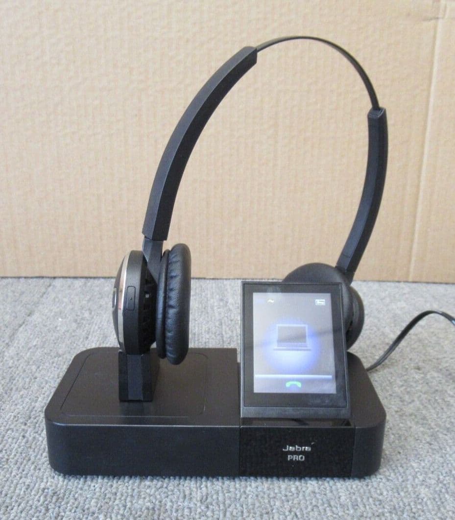 Jabra PRO 9465 Stereo 3-In-1 Cordless Headset with Touch Screen Base