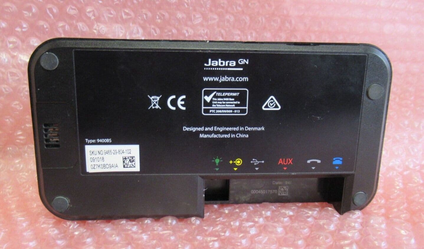 Jabra Pro 9465 Wireless Duo Wireless Telephone Headset Charging Base Unit