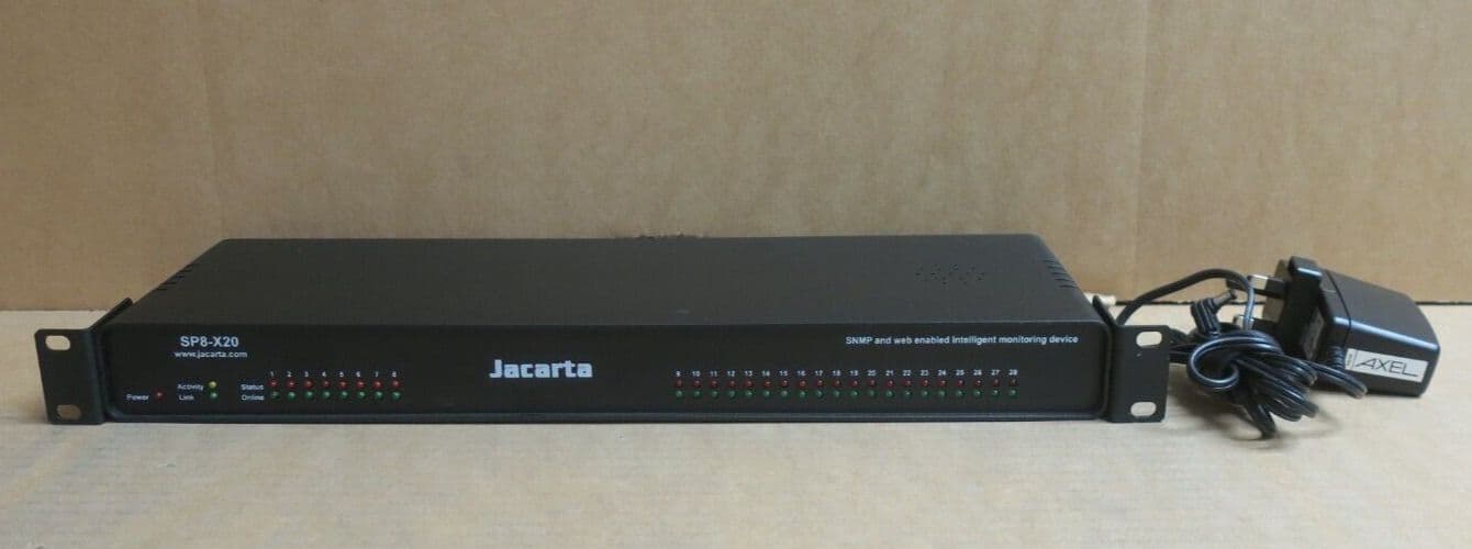 Jacarta SP8-X20 SNMP and Web Enabled Intelligent Monitoring Device JAC ...