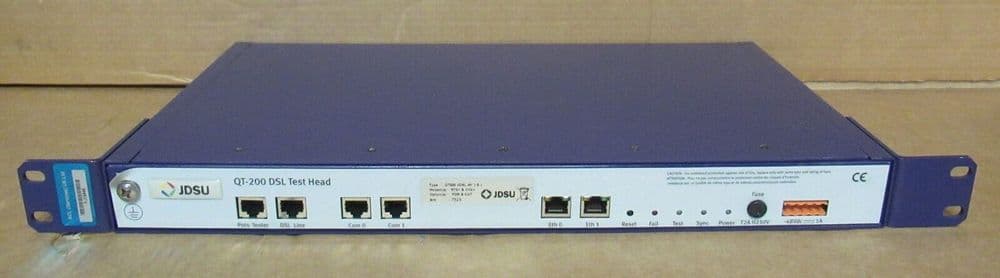 JDSU QT-200 DSL Test Head With Options FDR & CAT - QT200 xDSL 45