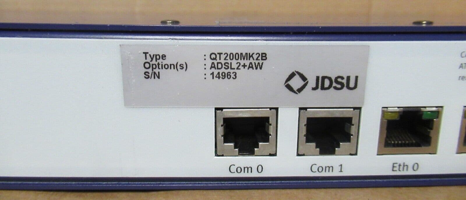 JDSU QT-200 DSL Test Solution With Options ADSL2 AW - QT200MK2B