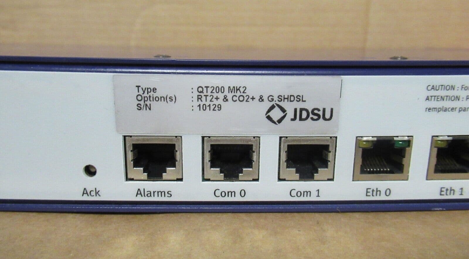 JDSU QT-200 DSL Test Solution With Options RT2 CO2 & G SHDSL - QT200 MK2
