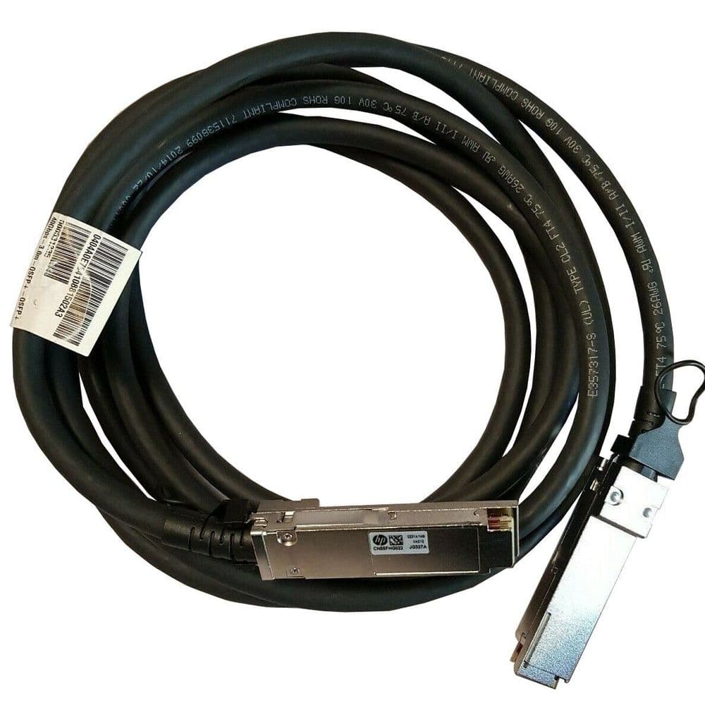 JG327A HPE X240 40G QSFP SFF-8436 To QSFP SFF-8436 3M Direct Attach Cable