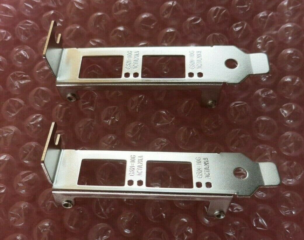 Job Lot 2 x Half Height Dual Port HBA Adapter Brackets
