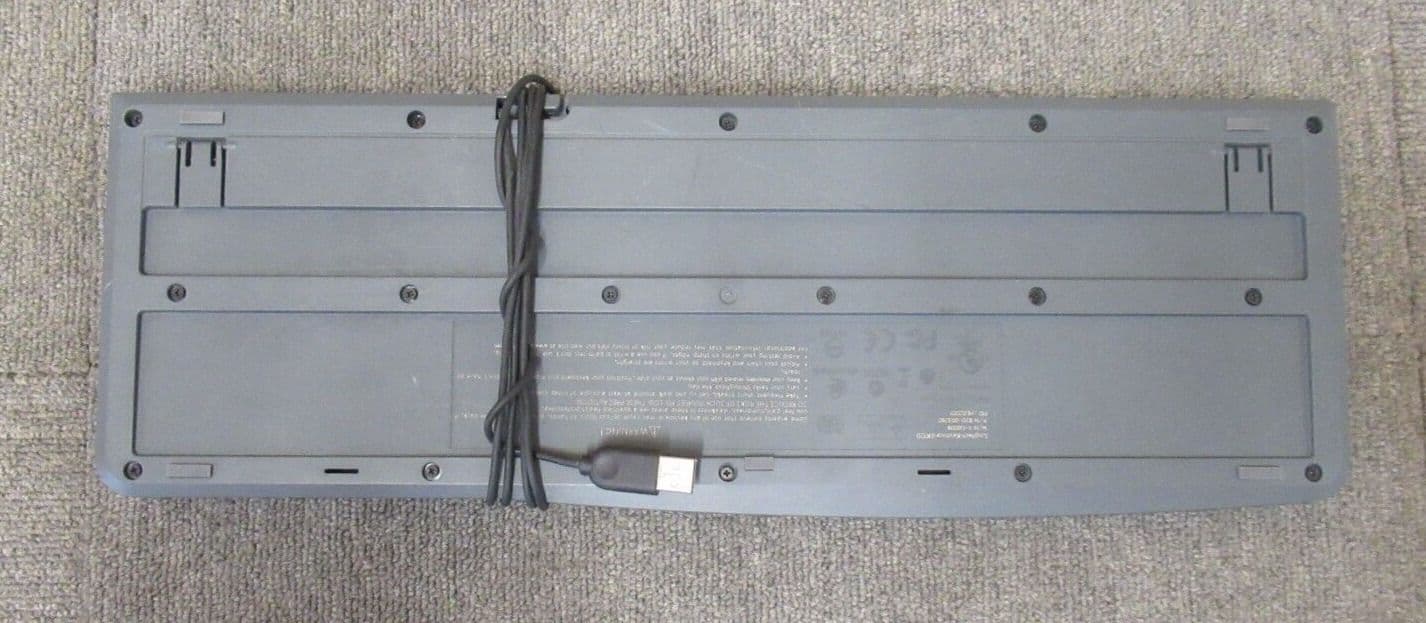 Job Lot 2 x Logitech K120 820-003292 Standard USB Wired Black UK QWERTY ...