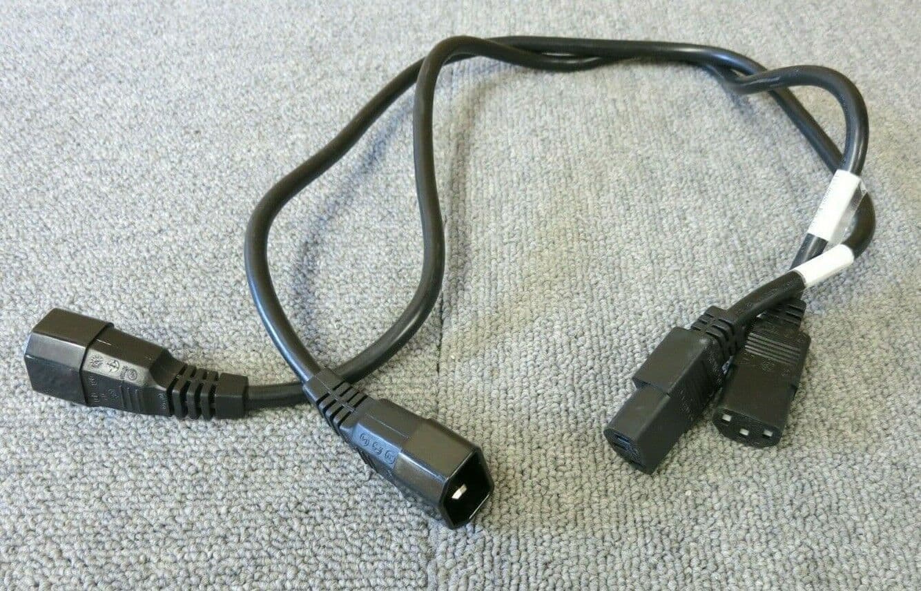 Job Lot 2 x NetApp 117-00005 X800-42U-R6 27" Power Extension Cable C14 ...