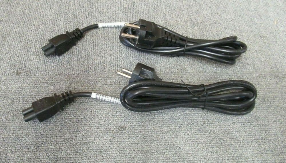 Job Lot 2 x New HP 213350-001 European EU Clover Leaf C5 3-Pin Power ...