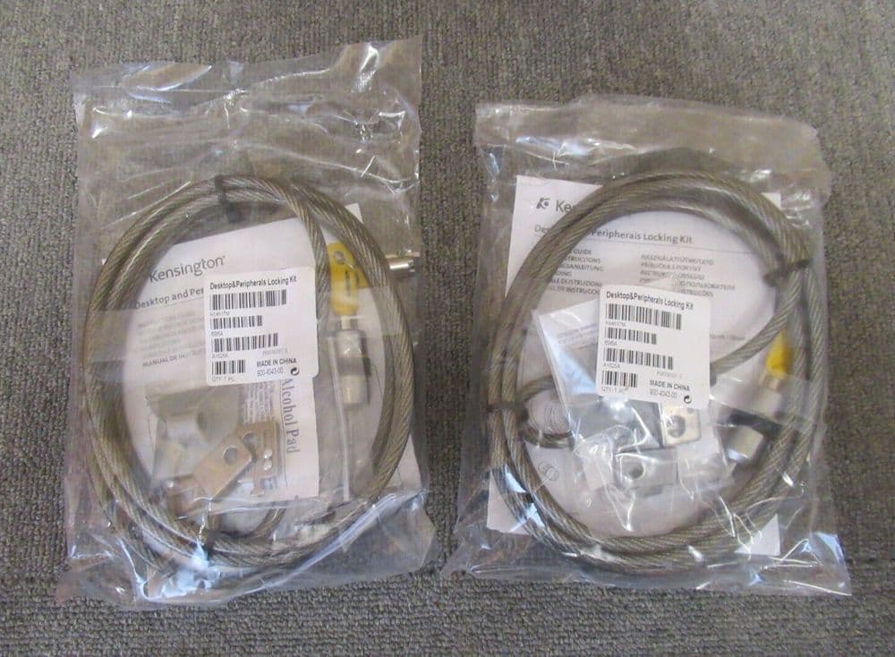 Job Lot 2 x New Kensington K64617M Security Desktop And Peripherals ...