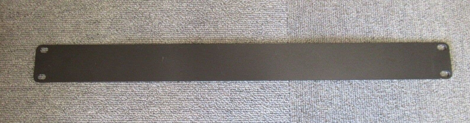 Job Lot 3 x 1U 19" Flat Black Metal Rack Blanking Plate Panel
