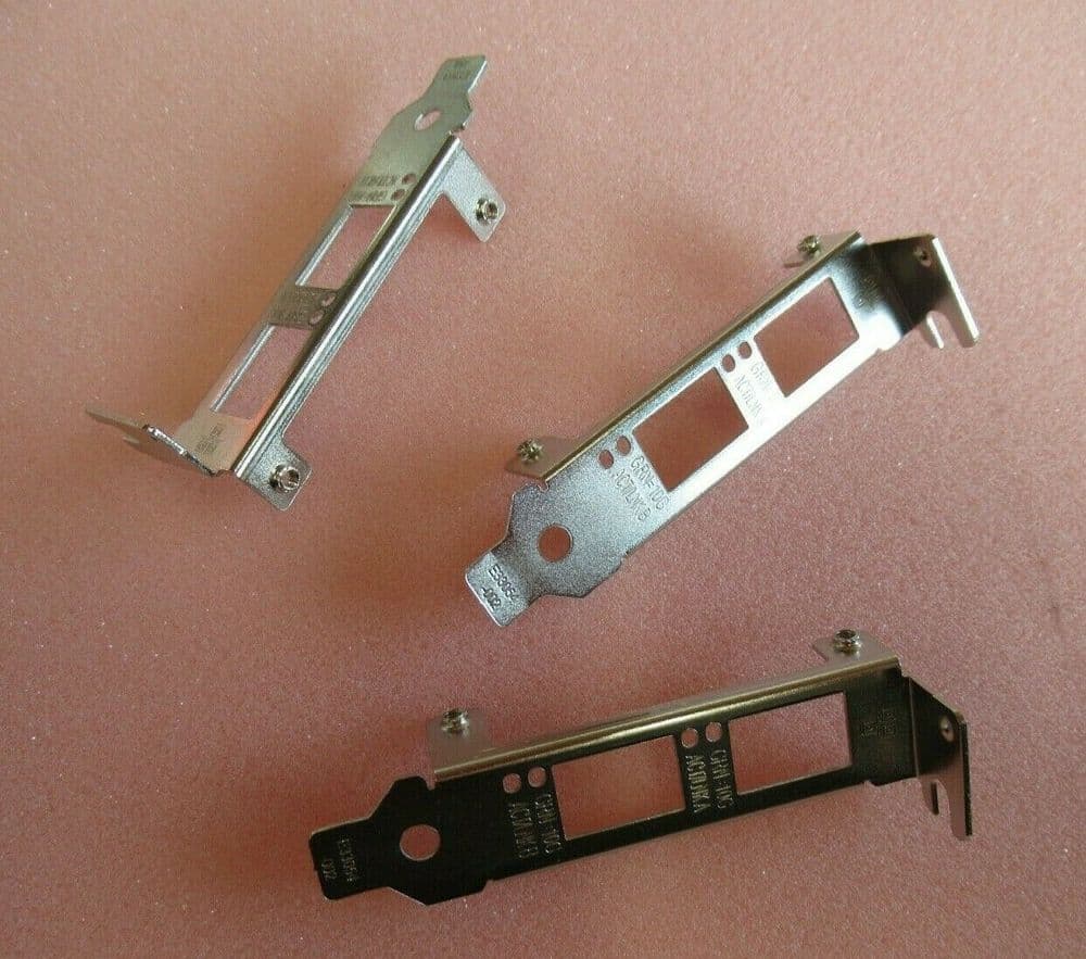 Job Lot 3 x Intel E33054-002 Low Profile Dual LAN Slot Bracket For X520-SR2