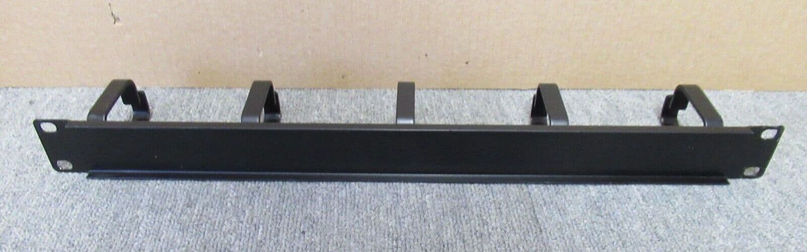 Job Lot 3 x Lindy 1U 19" 5 Ring Cable Tidy Management Panel Vertical Black
