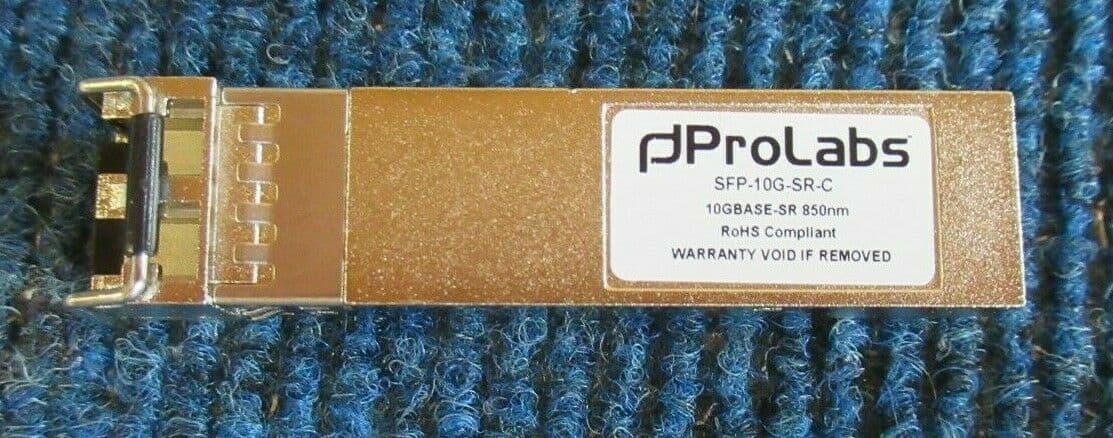 Job Lot 3 x Prolab SFP-10G-SR-C 10GBase-SR 850nm Duplex LC SFP Transceiver