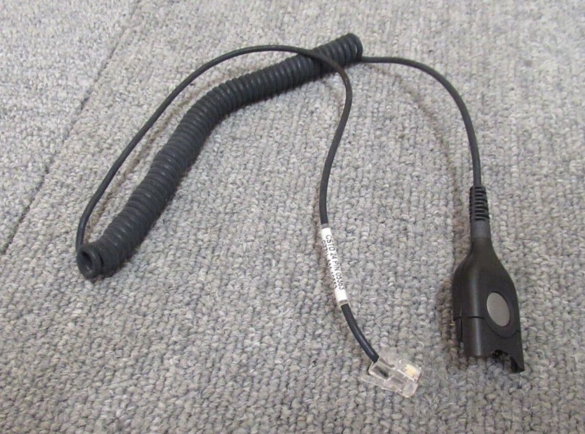 Job Lot 4 x Sennheiser CSTD24 05363 QD To RJ9 Headset Connection Cable