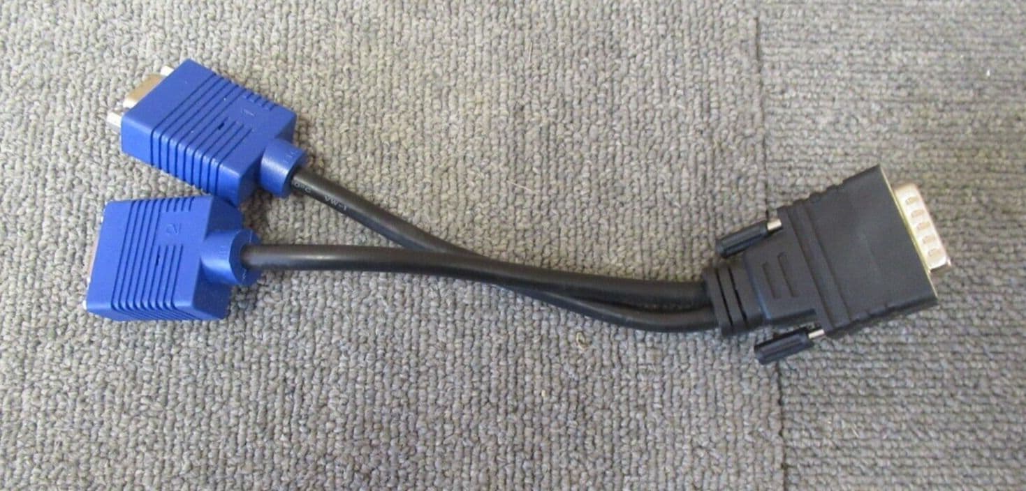 Job Lot 5 x Dell G9438 DMS 59-Pin Male To Dual VGA 15-Pin Female ...