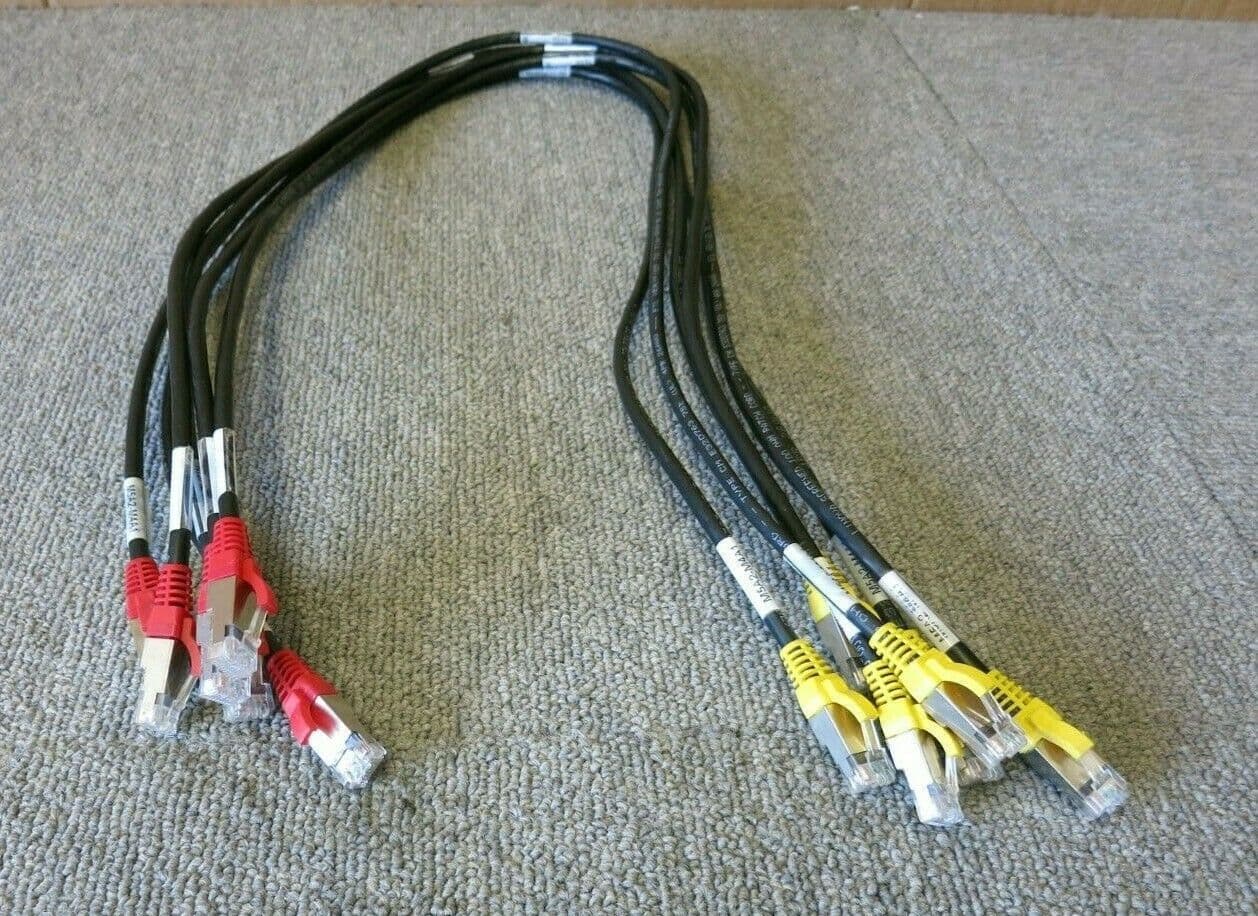 Job Lot 6 x IBM EMC 45W9365 M5A2-M4A1 RJ45 To RJ45 Ethernet Patch Cable 36"