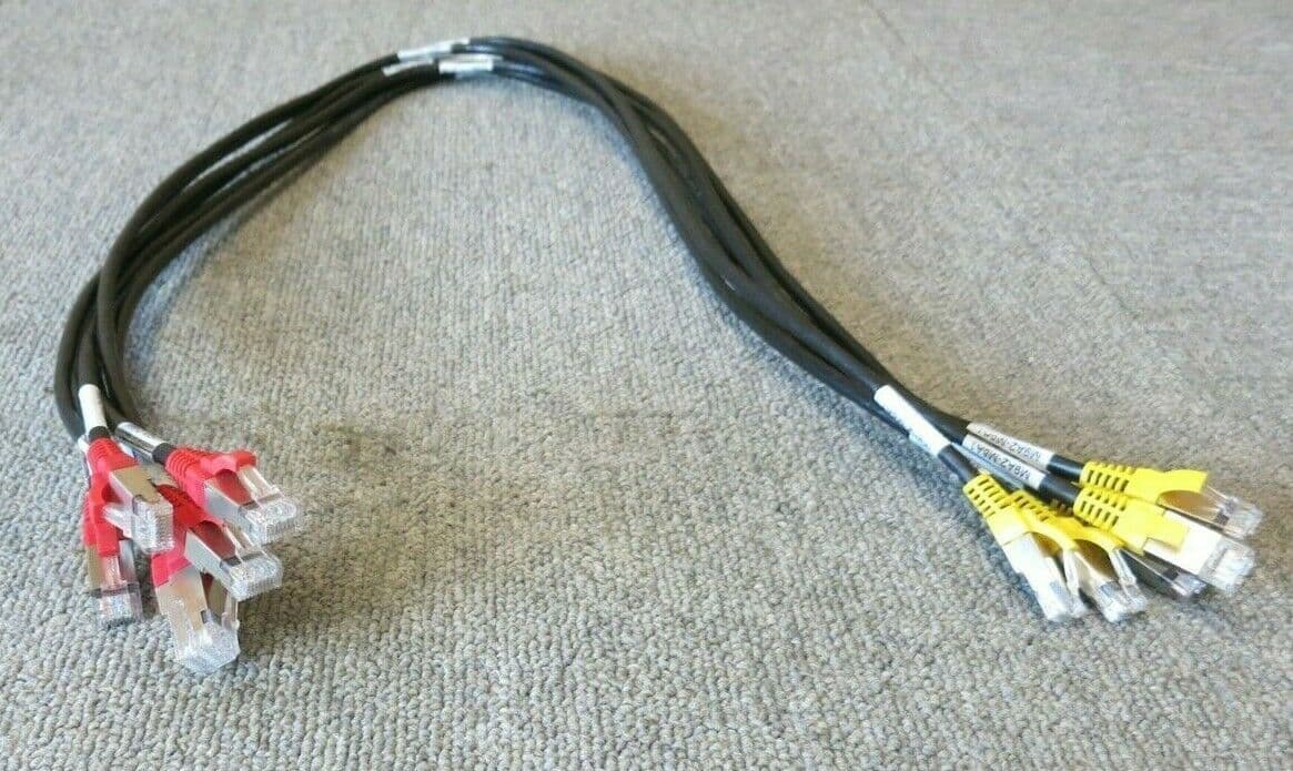 Job Lot 6 x IBM EMC 45W9369 M9A2-M8A1 RJ45 To RJ45 Ethernet Patch Cable 35"