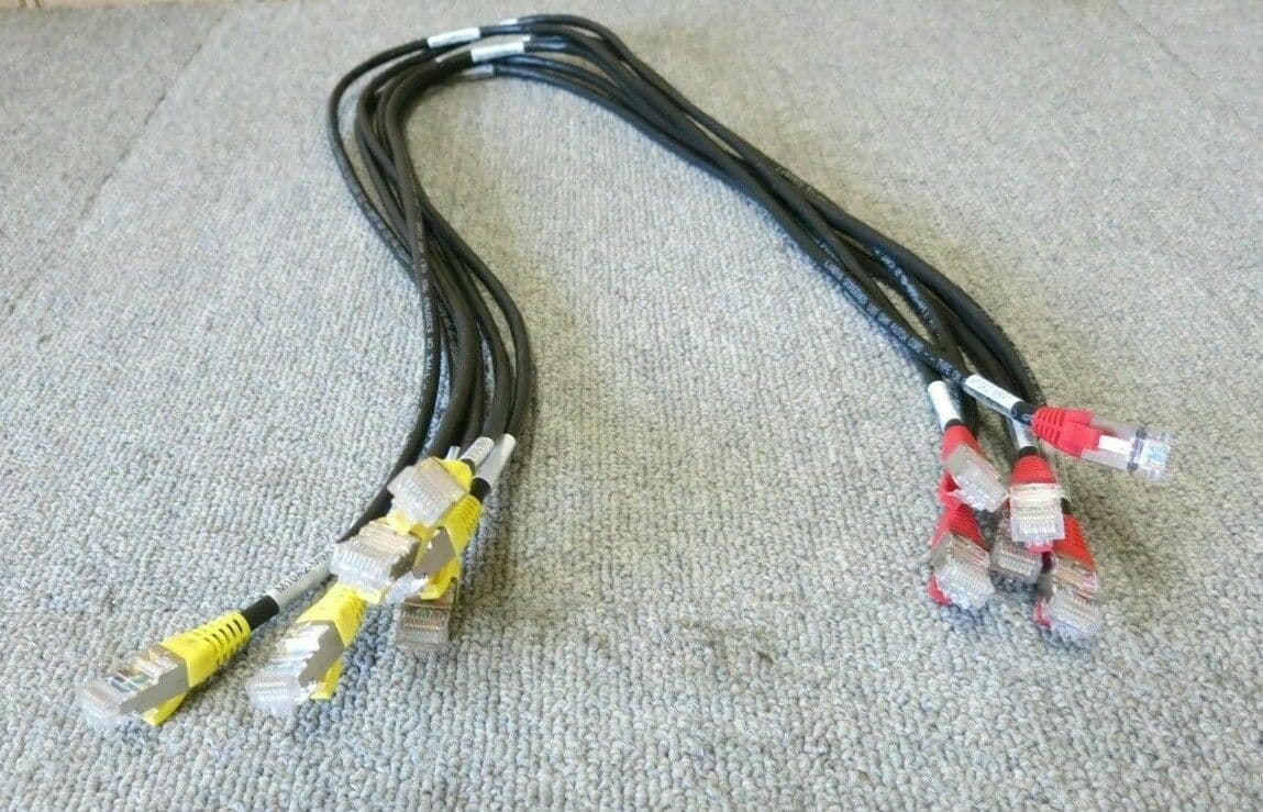 Job Lot 6 x IBM EMC 45W9370 M10A2-M9A1 RJ45 To RJ45 Ethernet Patch ...