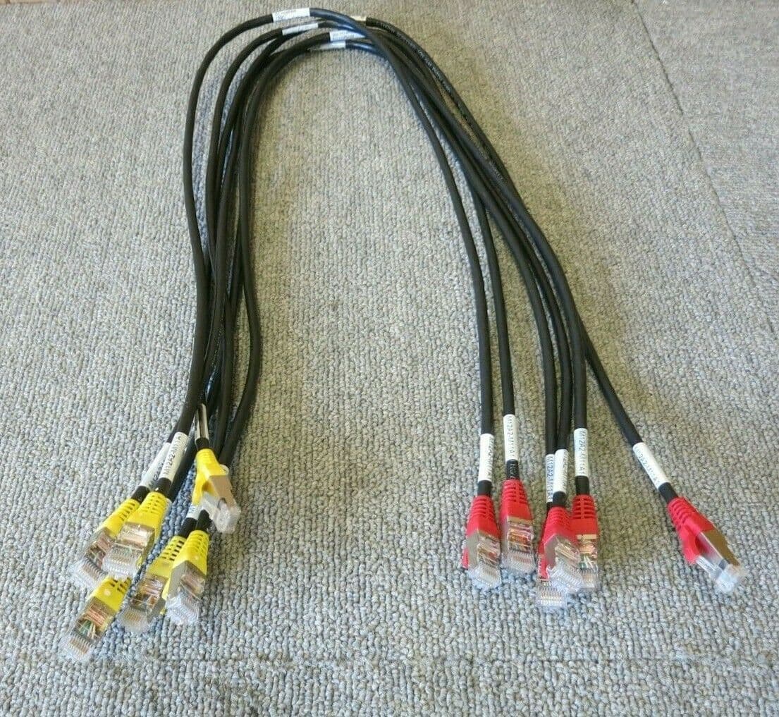Job Lot 6 x IBM EMC 45W9372 M12A2-M11A1 RJ45 To RJ45 Ethernet Patch ...