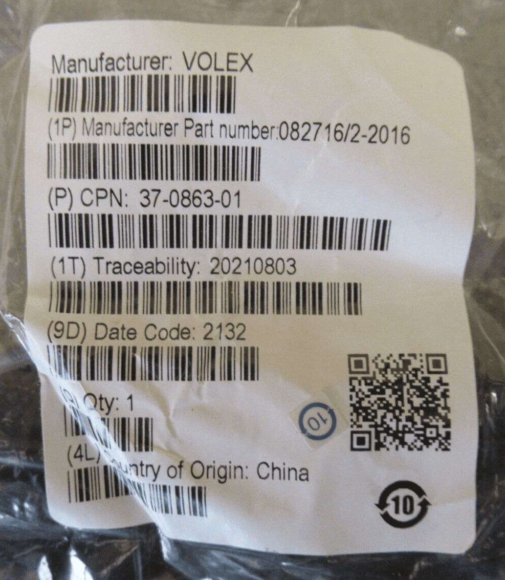 Job Lot 6 x New Volex 37-0863-01 H05VV-F 3G Black Euro Power Cable 1 ...