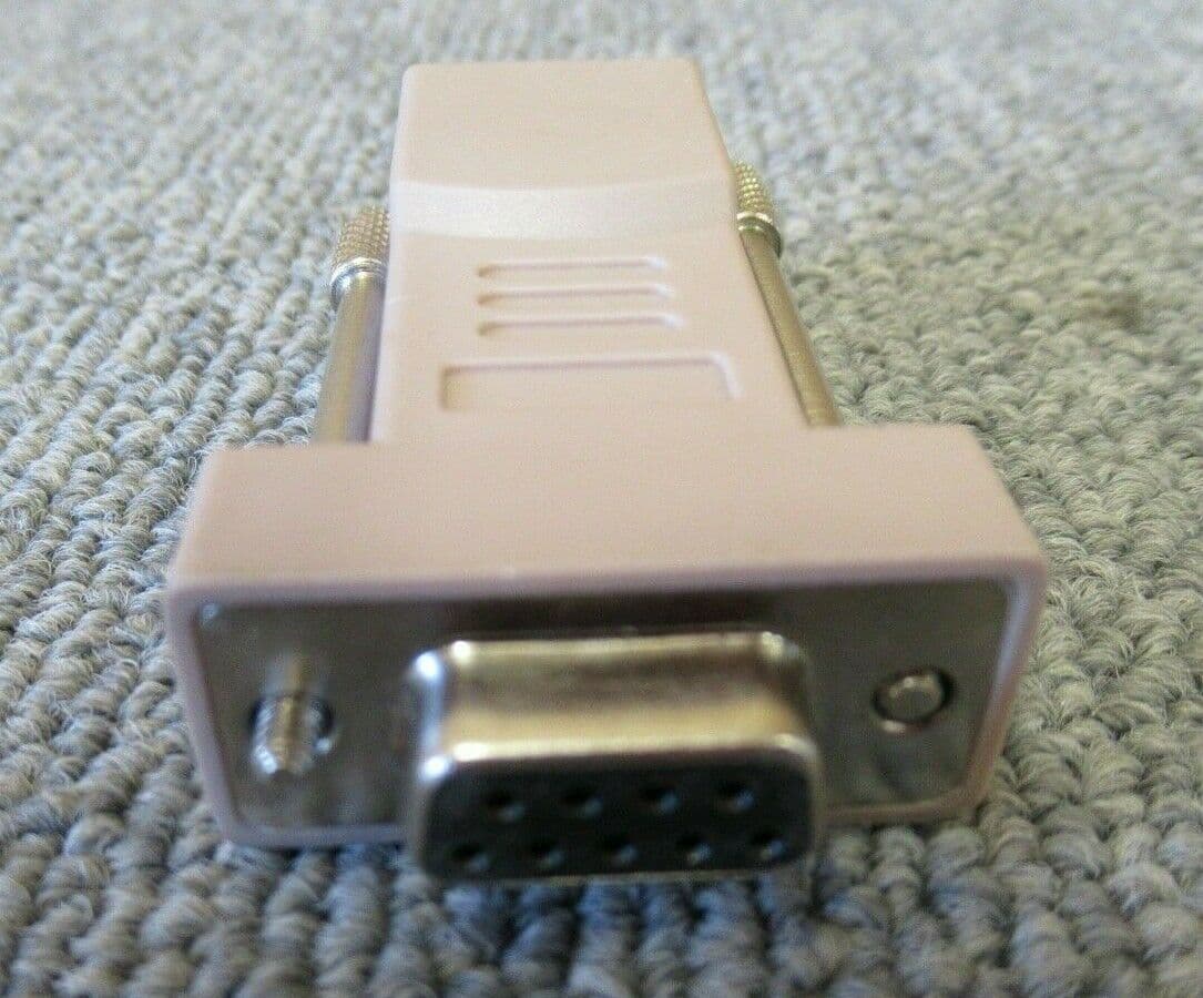 Job Lot 8 x Brocade 50-0000112-01 RJ45 to DB9F Serial RS232 9-Pin Cable ...