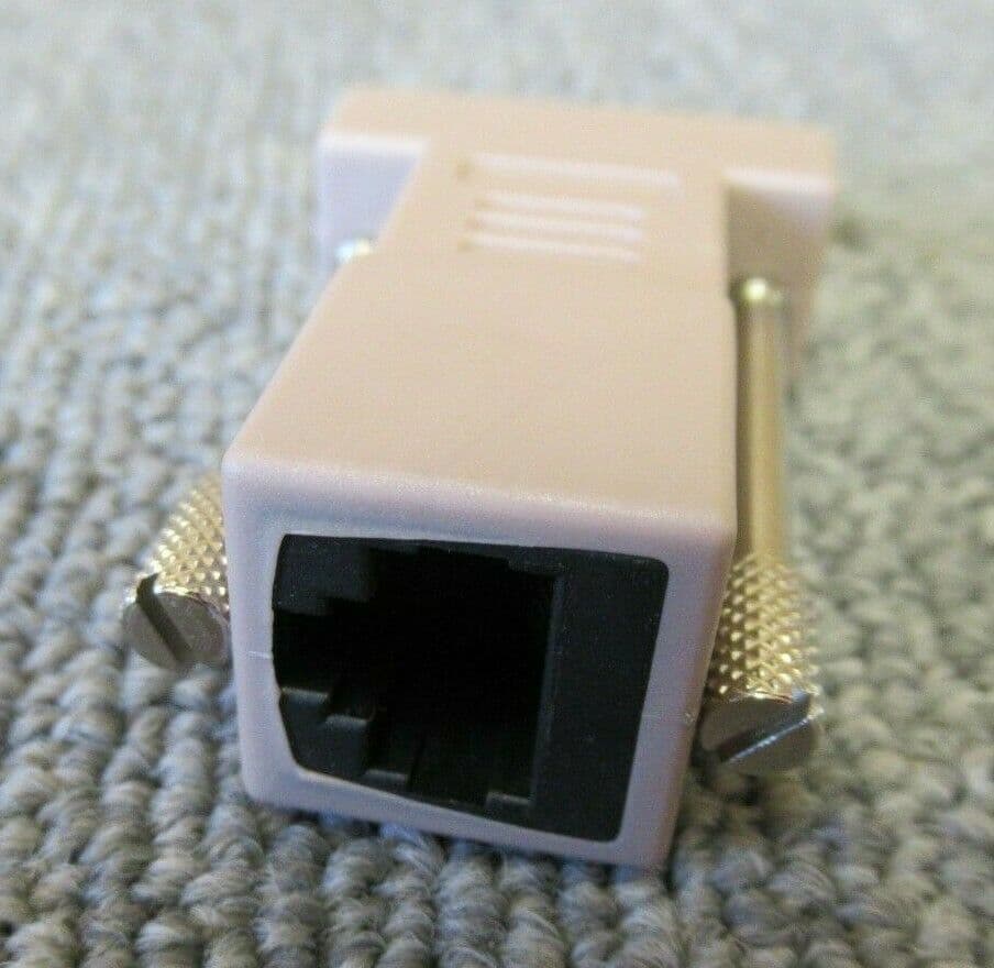 Job Lot 8 x Brocade 50-0000112-01 RJ45 to DB9F Serial RS232 9-Pin Cable ...