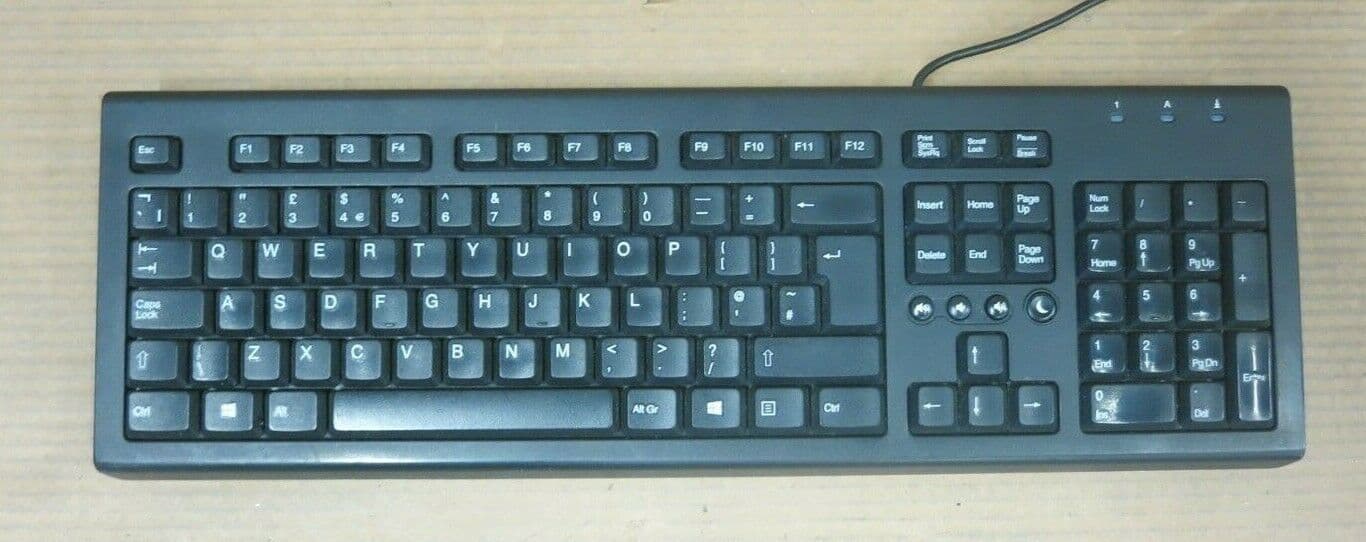 Joblot 10 x HP 697737-031 Keyboard USB Wired QWERTY UK Multimedia