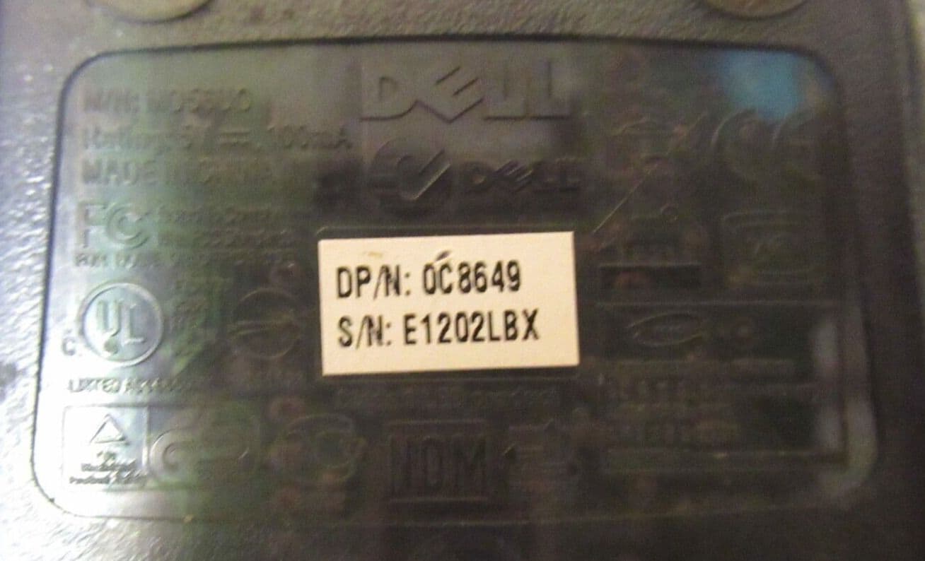 Joblot 5 x Dell MO56UO C8649 Optical USB Wired 2-Button Scroll Wheel Mouse