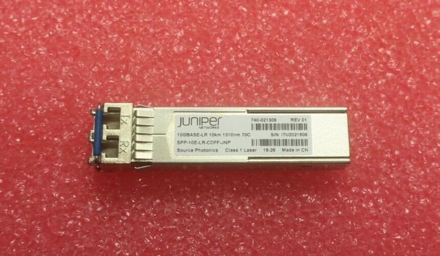 Juniper 10GBASE-LR 10km SFP Transceiver Module 740-021309 SPP-10E-LR ...