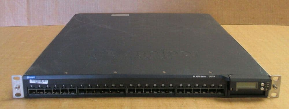 Juniper EX4200-24F EX4200 Ethernet Switch 24x 100/1000BASE-X SFP 2xAC ...