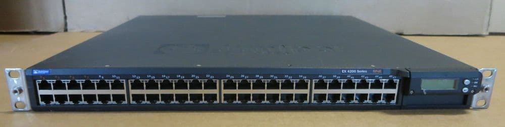 Juniper EX4200-48T EX4200 Series Ethernet Switch 48-Port 8 Port PoE 2 x PSU