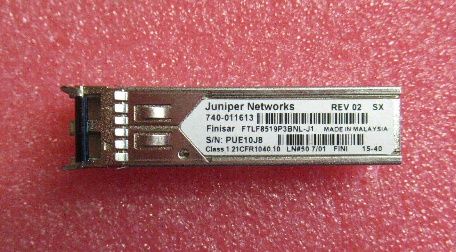 Juniper Finisar 1000-Base-SX SFP EX-SFP-1GE-SX FTLF8519P3BNL-J1 740-011613