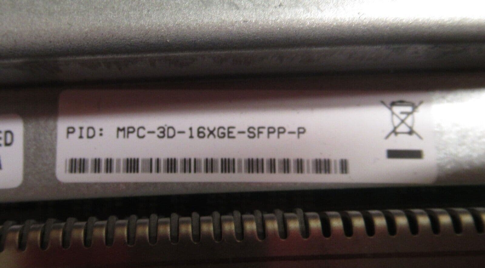 Juniper MPC-3D-16XGE-SFPP Modular Port Concentrator 16x 10Gb Ethernet ...