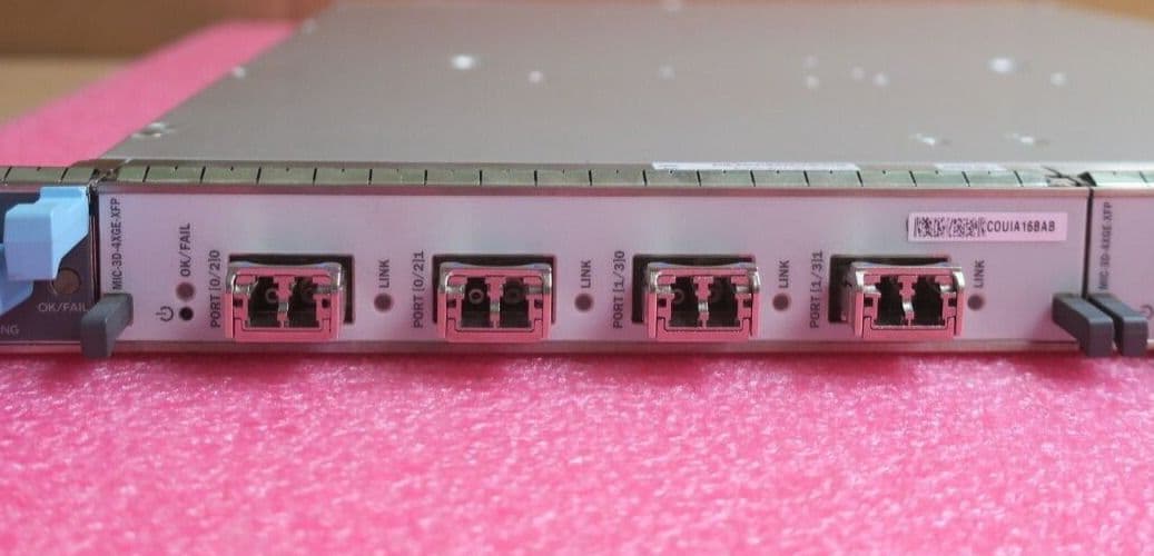 Juniper MPC3E-3D-NG MX-Series Enhanced Expansion Module 2x MIC-3D-4XGE-XFP